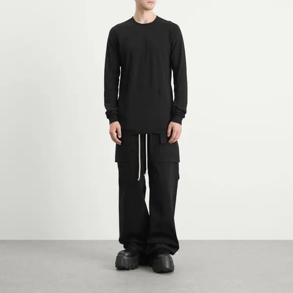 Rick Owens Level Long Sleeve Shirt - Black