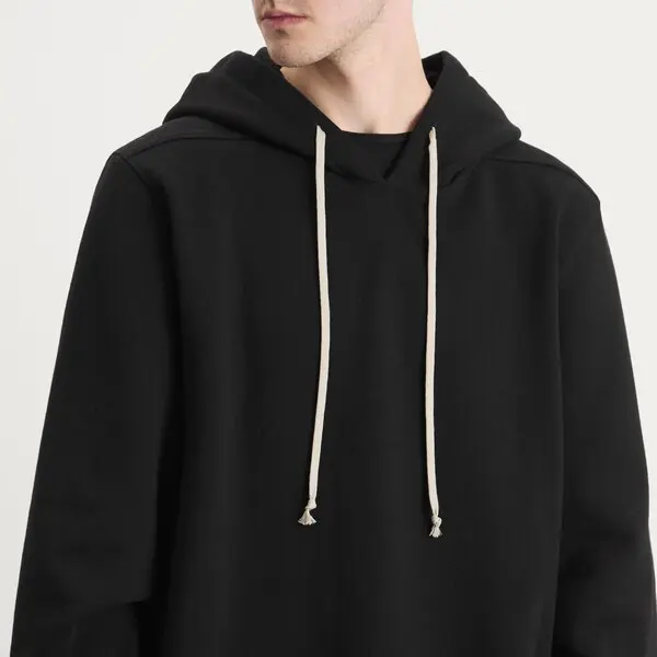 Rick Owens Oversized Cotton Hoodie