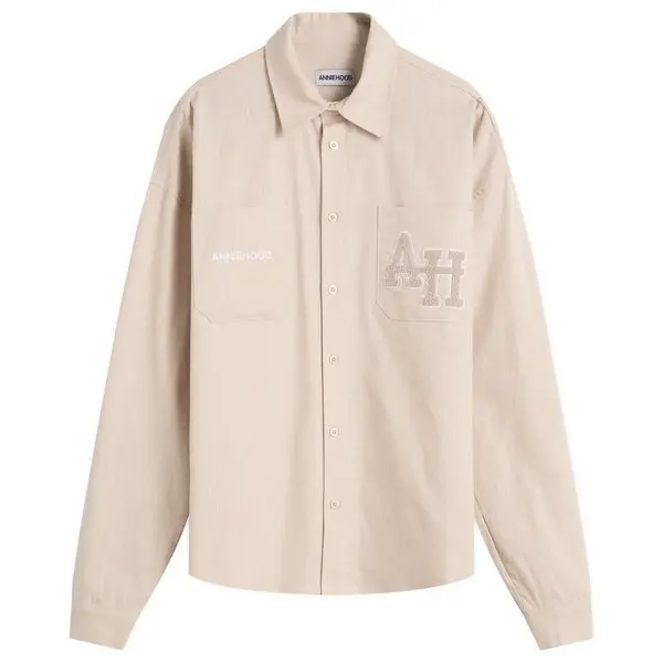 ANNIE HOOD College Linen Shirt - Natural