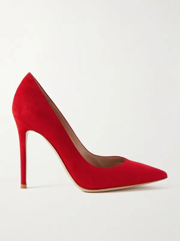 GIANVITO ROSSI 105 Suede Pumps