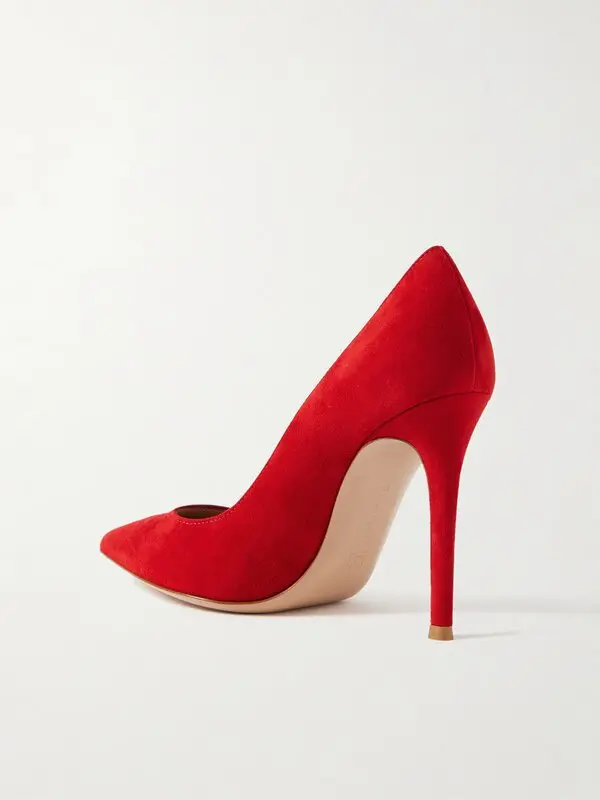 GIANVITO ROSSI 105 Suede Pumps