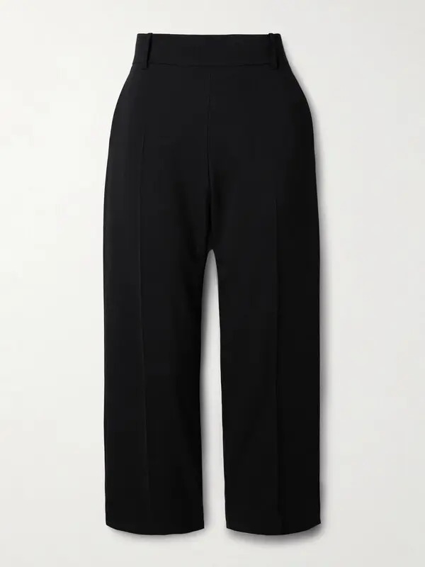 Khaite Callen Crepe Straight-leg Pants