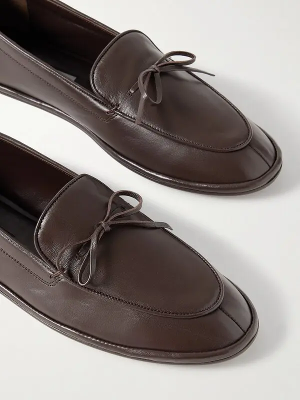 EMME PARSONS Parker Leather Loafers - Brown