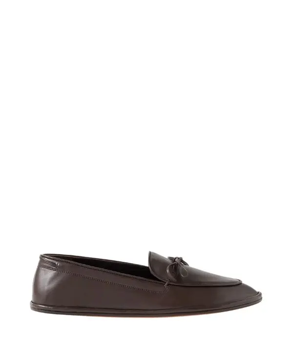 EMME PARSONS Parker Leather Loafers - Brown