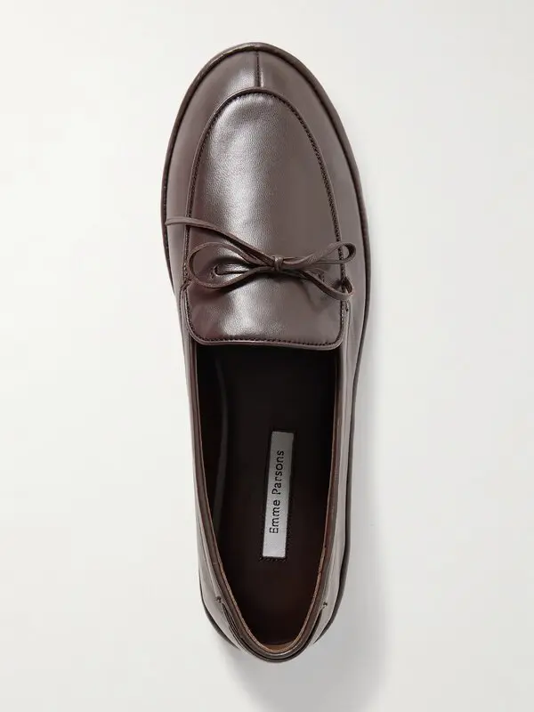 EMME PARSONS Parker Leather Loafers - Brown