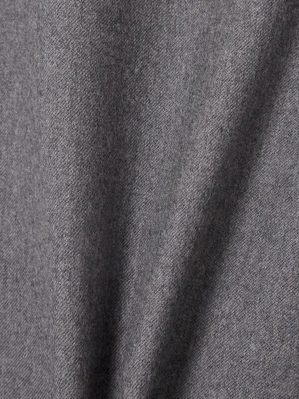 Stella McCartney Paneled Wool Wide-leg Pants - Gray