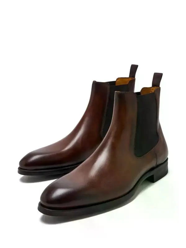 Magnanni Hanson Leather Chelsea Boots