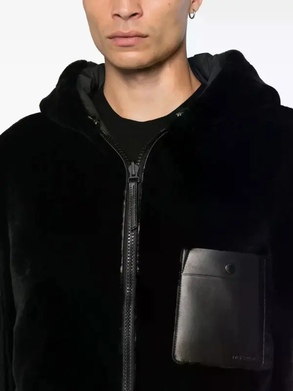 YVES SALOMON Hooded Reversible Jacket