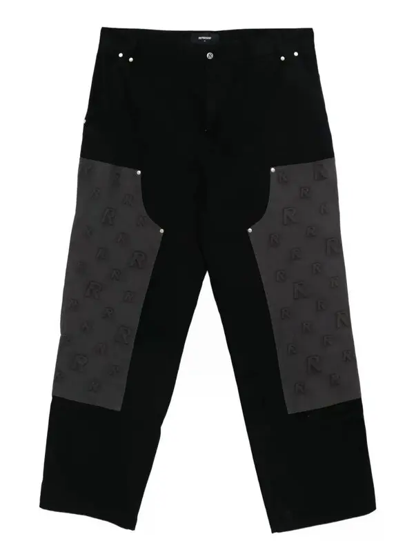 REPRESENT Embossed-logo Utility Trousers