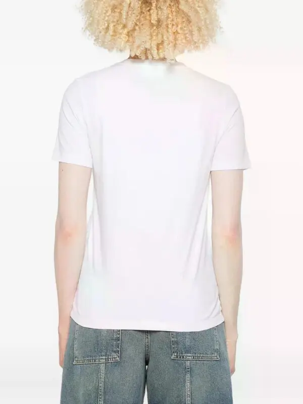 Maison Kitsuné Standing Fox Embroidered T-shirt