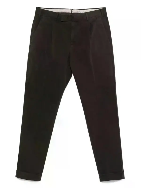 PT TORINO Pleated-pocket Trousers - Grey