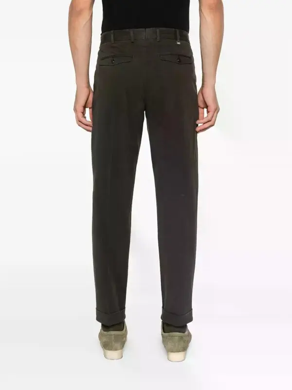 PT TORINO Pleated-pocket Trousers - Grey