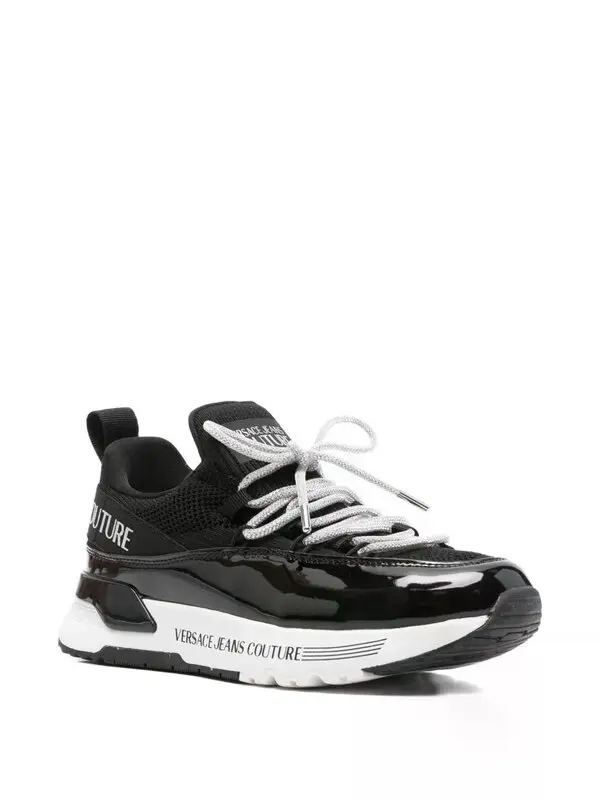 Versace Mesh Panel Lace-up Sneakers