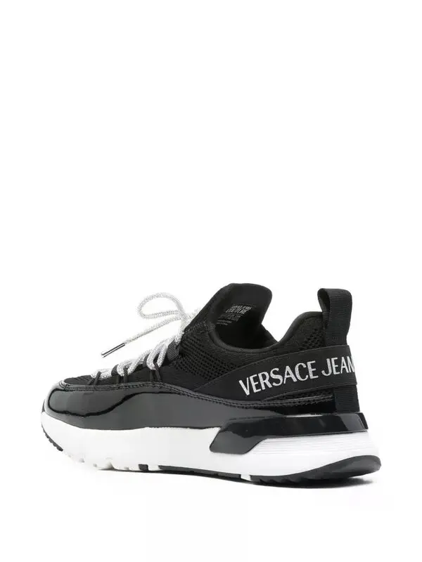 Versace Mesh Panel Lace-up Sneakers