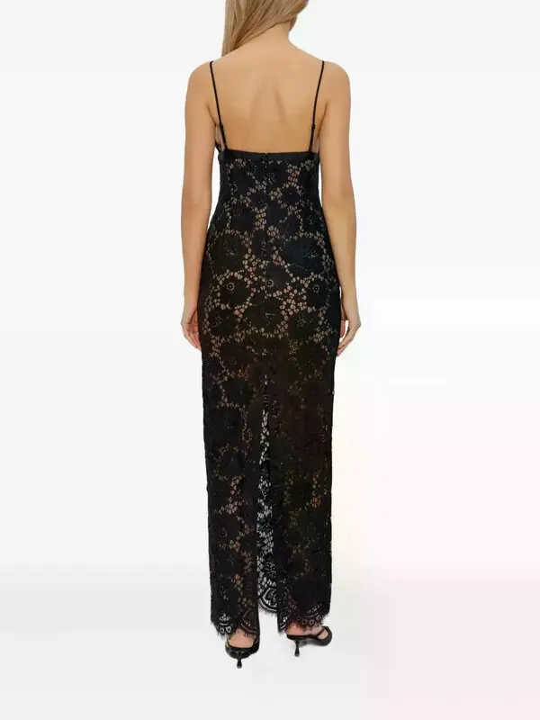 SELF-PORTRAIT Floral-lace Maxi Dress