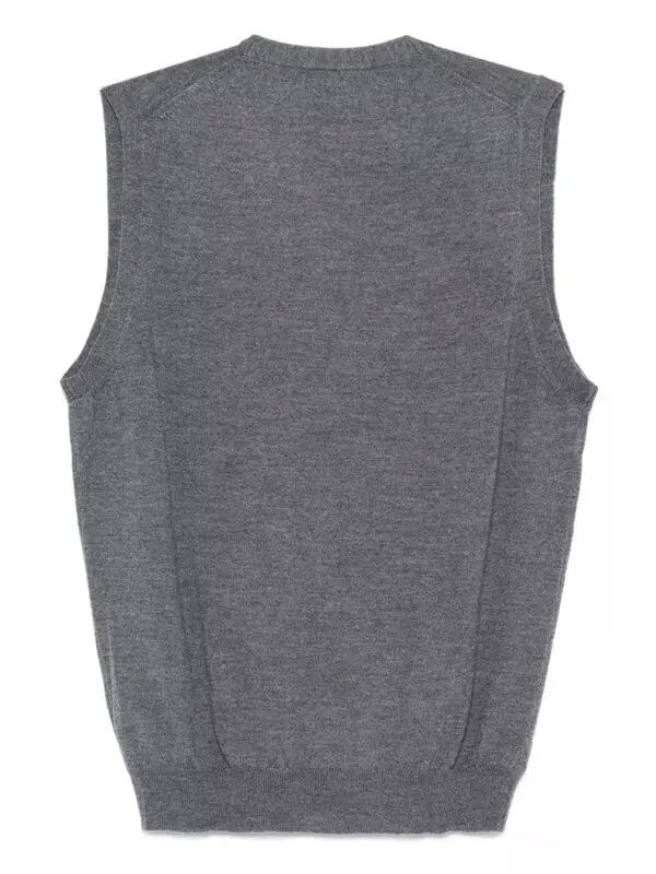 BARBA NAPOLI V-neck Buttoned Vest