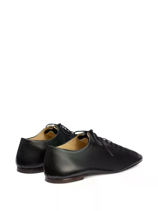 LEMAIRE Lemiaire Souris Leather Lace-up Derby Shoes - Black