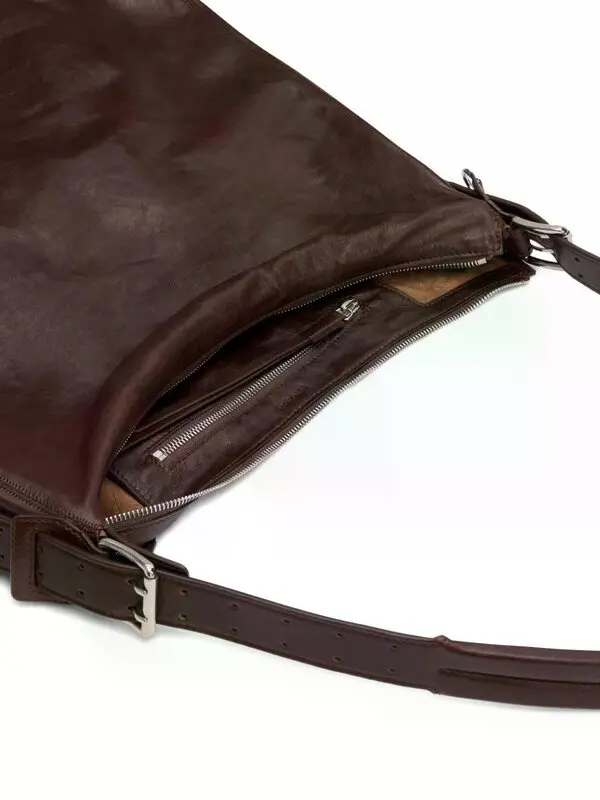 LEMAIRE Belted Leather Tote Bag