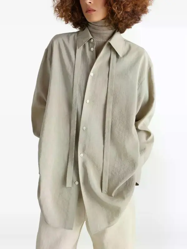LEMAIRE Tied-neck Buttoned Shirt