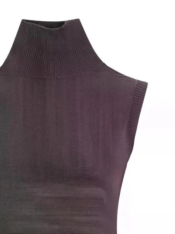Sportmax Vertigo Turtleneck Top - Black