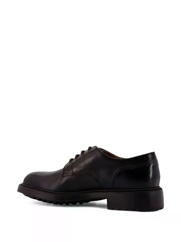 DOUCAL'S Lace-up Leather Derby Shoes