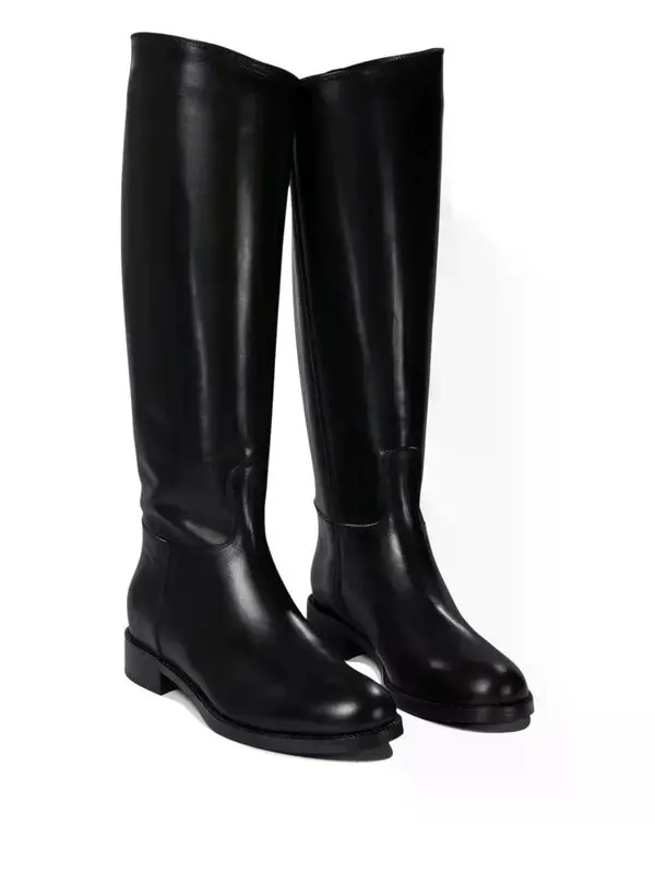 MARETTO Leather Zip-fastening Boots