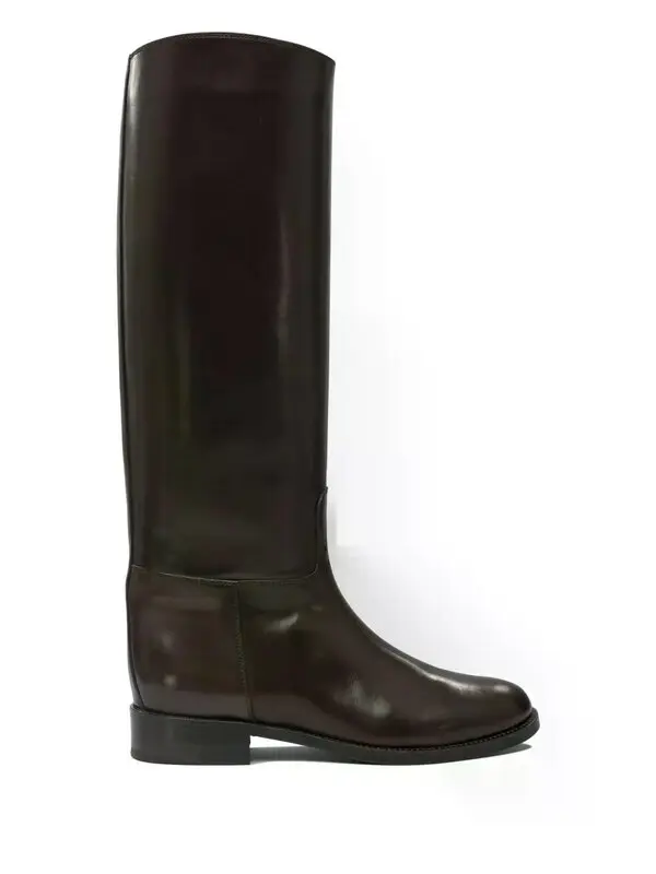 MARETTO Leather Knee-high Boots