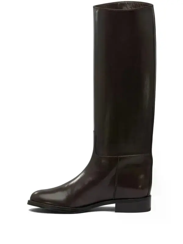 MARETTO Leather Knee-high Boots