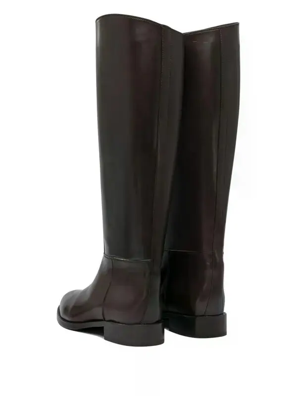 MARETTO Leather Knee-high Boots