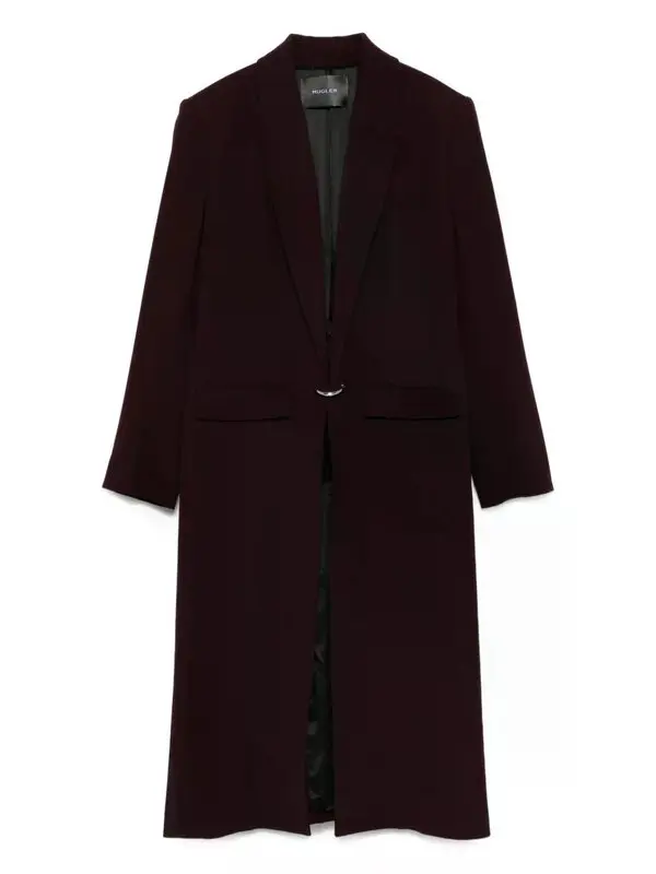MUGLER Notched-lapel Wool Coat