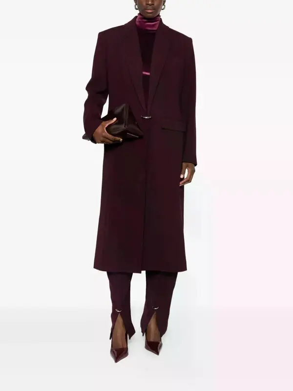 MUGLER Notched-lapel Wool Coat