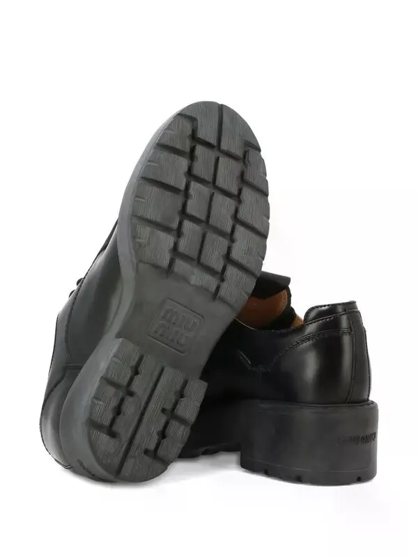 Miu Miu Platform Lace-up Shoes