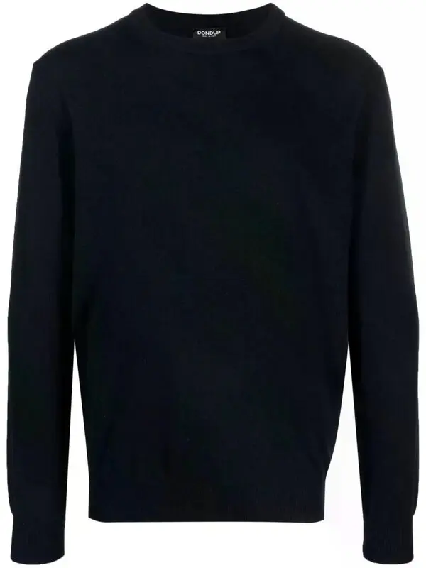 DONDUP Logo-plaque Fine-knit Jumper