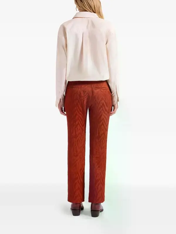 La DoubleJ Zebra-jacquard Trousers