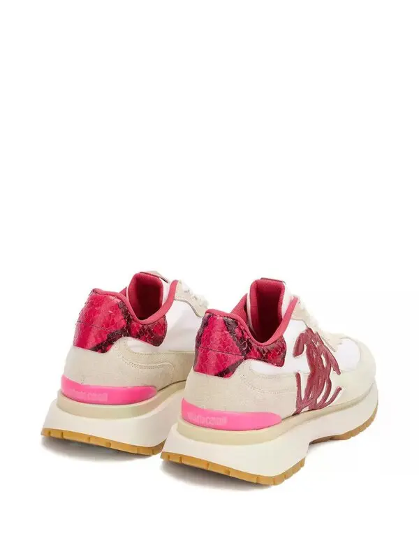 Roberto Cavalli Python-print Panel Sneakers
