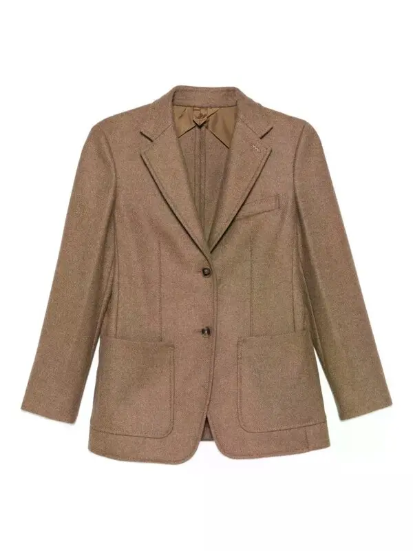 Max Mara Patch-pocket Notched Jacket