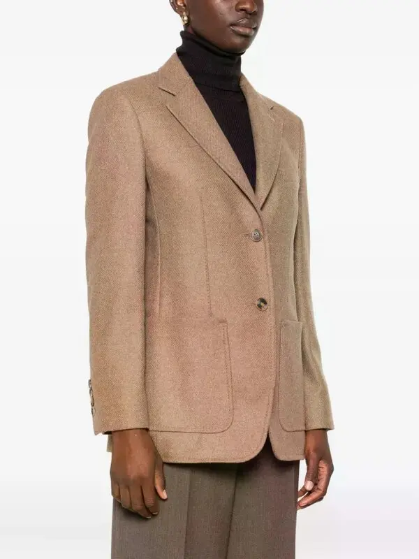 Max Mara Patch-pocket Notched Jacket