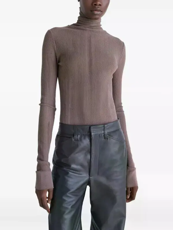LEMAIRE Ribbed Turtleneck Top