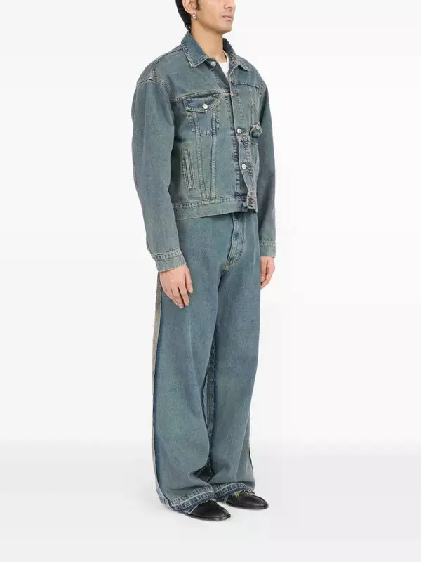 MAISON MARGIELA Flap-pocket Denim Jacket - Blue