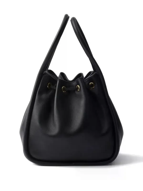 Prada Leather Drawstring Bucket Bag