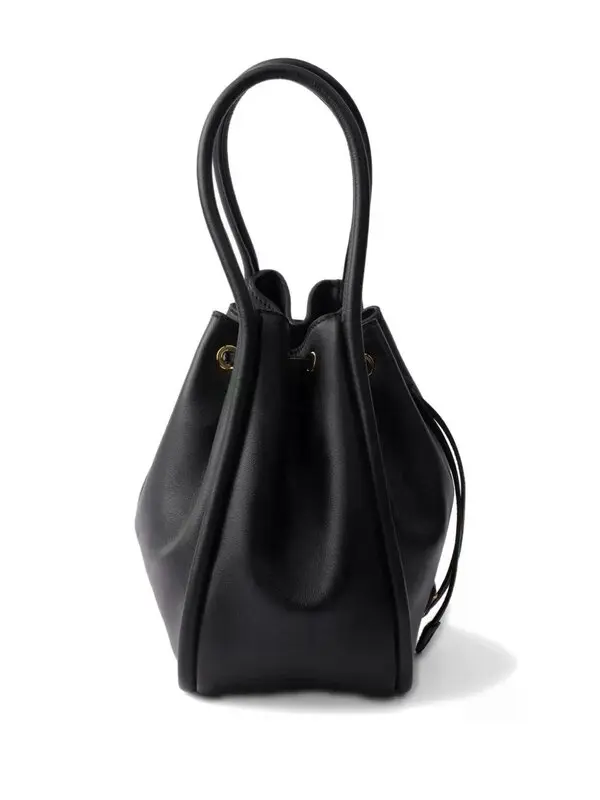 Prada Leather Drawstring Bucket Bag