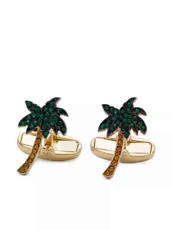 Paul Smith Palm-tree Brass Cufflinks