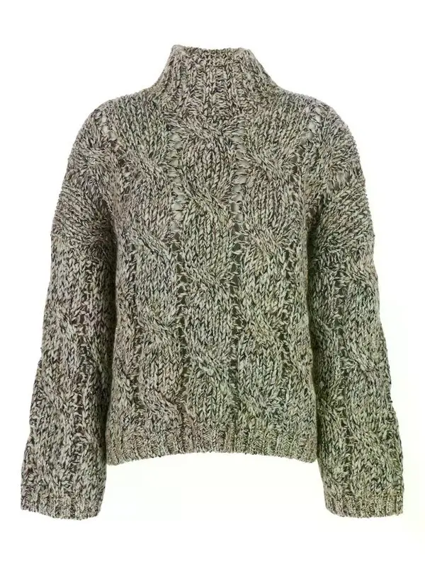 Brunello Cucinelli Cable-knit High-neck Sweater
