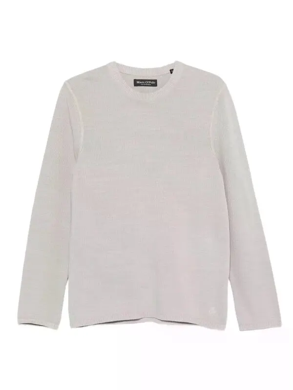 Marc O'polo Embroidered-logo Sweater - Grey