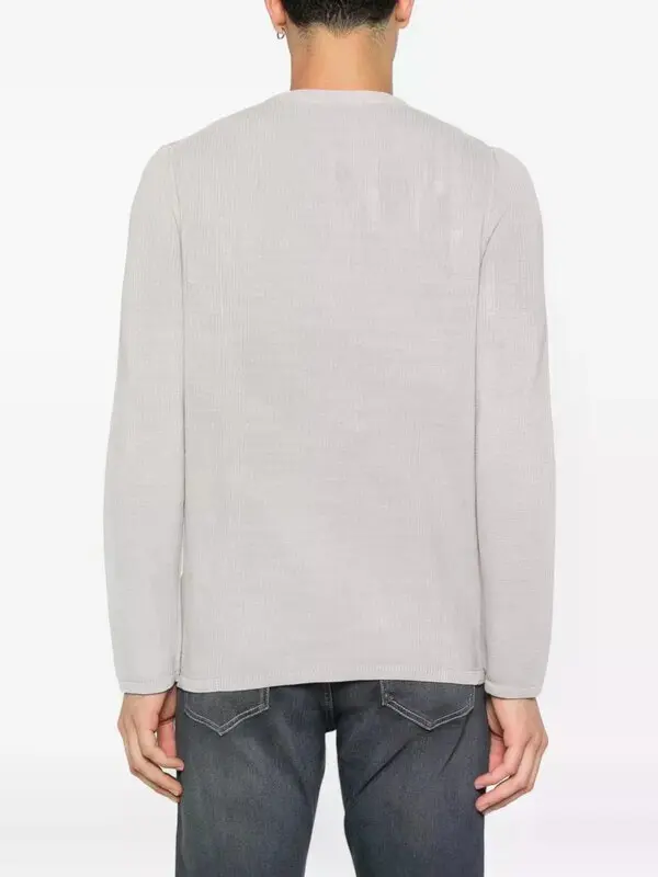 Marc O'polo Embroidered-logo Sweater - Grey