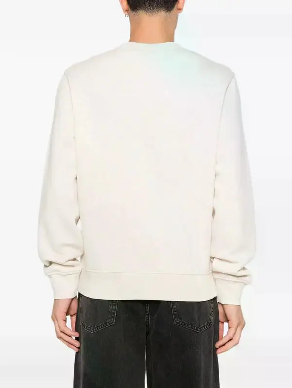 A.p.c. Logo-print Crew Neck Sweatshirt