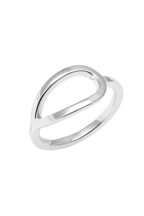 LUCY QUARTERMAINE Petal Ring - Sterling Silver