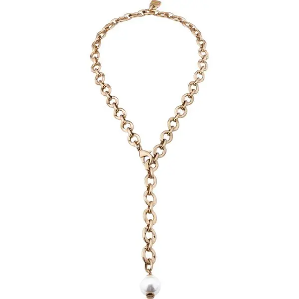 UNODE50 Oval Rhythm Link Necklace - Gold