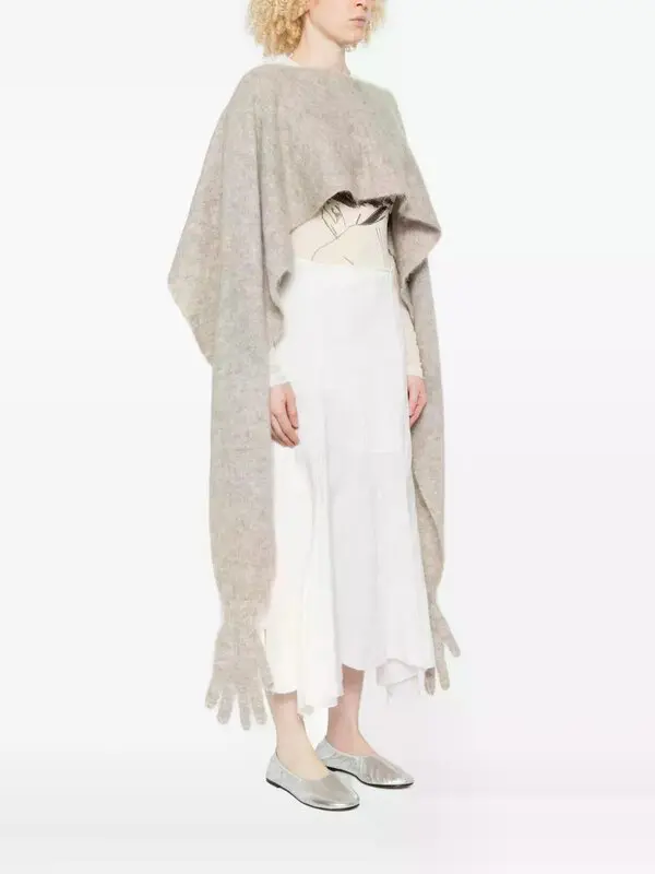 Moschino Brushed-finish Cape