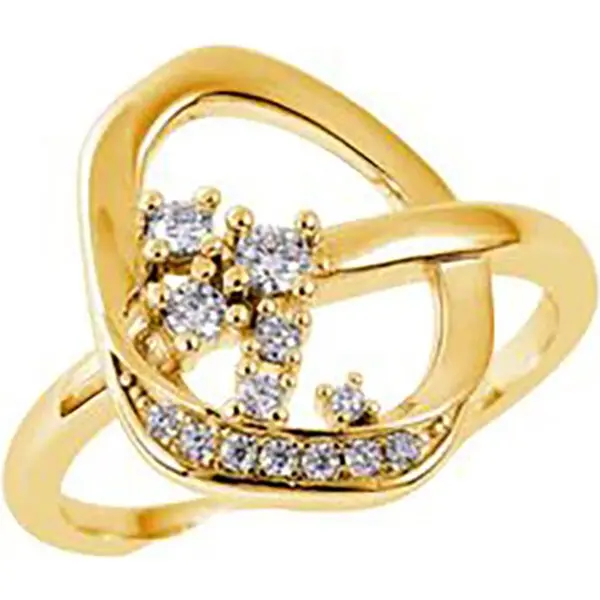 LUCY QUARTERMAINE Volcan Ring - Gold Vermeil